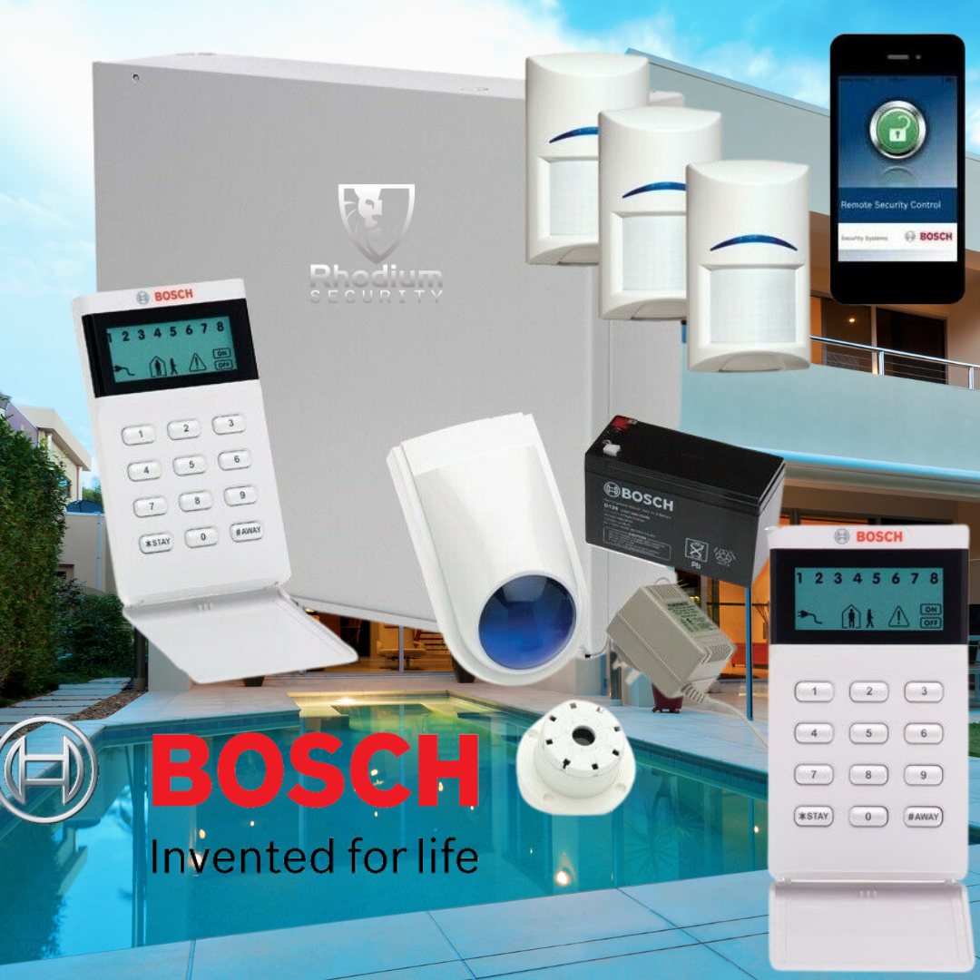Buy Bosch Solution 3000 Alarm System with 3 x Bosch Blue Line Gen2 Quad PIR Motion Detector, ISC ...