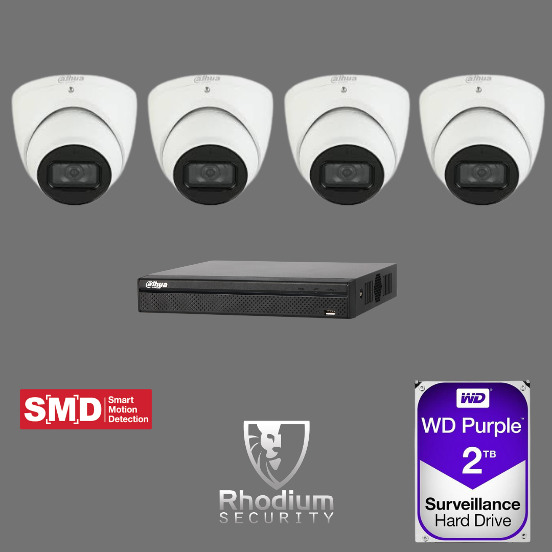 Buy 4 x 6MPDahua DH-IPC-HDW3666EMP-S-AUS 6MP 4.0, Wizsense with 4 ...